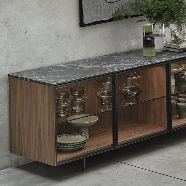 Porada Matics Glass Sideboard